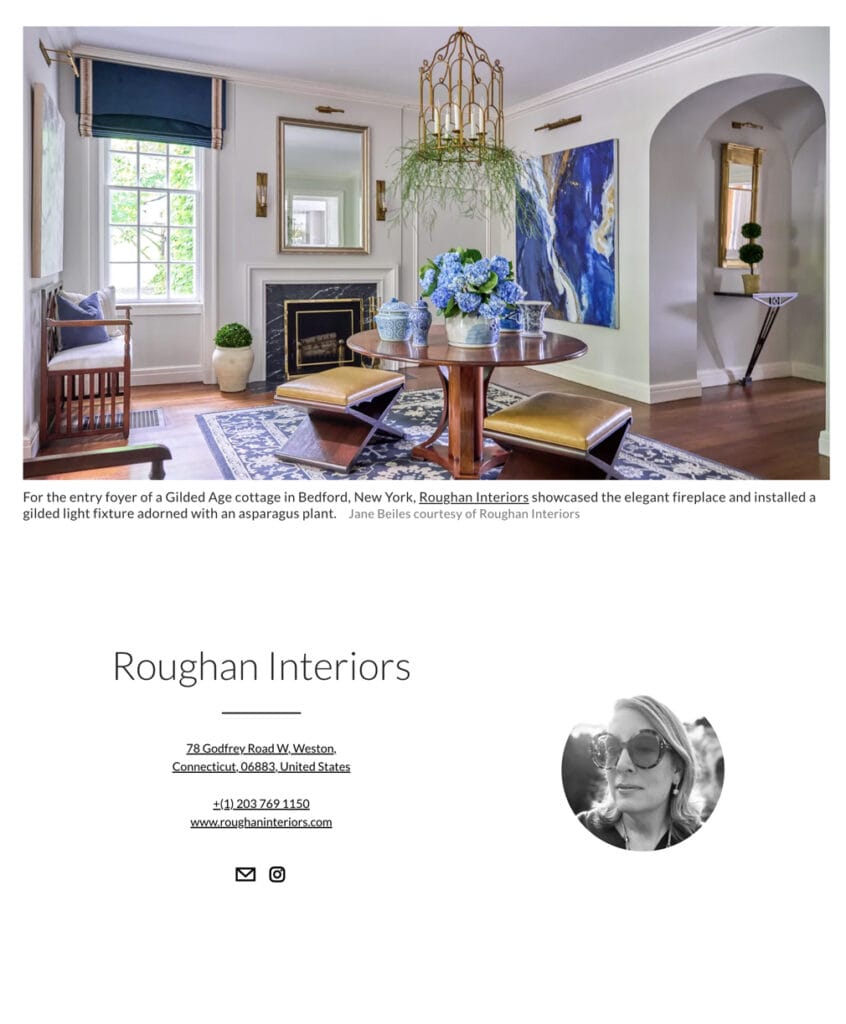 Architectural Digest PRO Directory – Roughan Interiors & Home